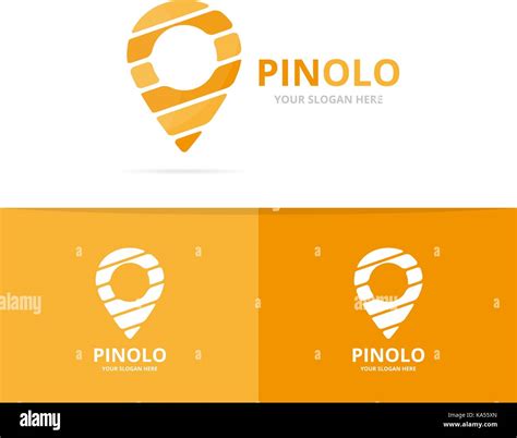 Vector Of Map Pointer Logo Combination Gps Locator And Pin Symbol Or Icon Unique Navigation