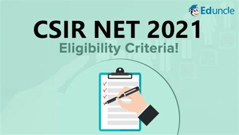 Csir Net Eligibility Criteria 2021 Age Qualifications And Marks