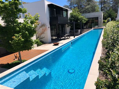 Above Ground 25m Lap Pool 12m Height And 24m Wide With Steps For