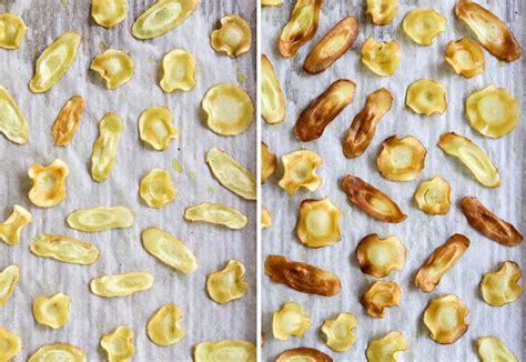 Baked Parsnip Chips Detoxinista