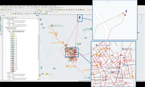 WDN Tailored Betweenness Of Valves Visualization On GIS Map Canvas Download Scientific Diagram