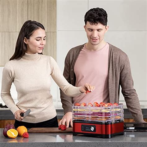 Vivohome Electric 400w 5 Trays Food Dehydrator Machine With 48h Timer
