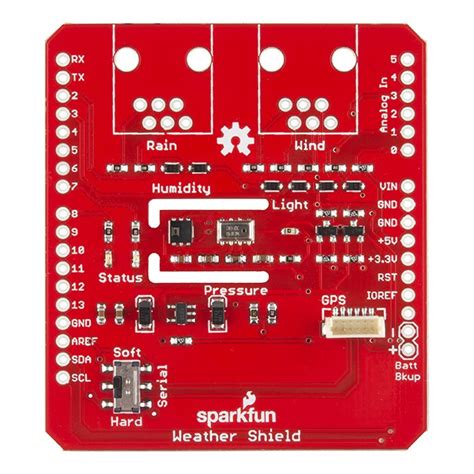 Weather Shield Estacion Meteorologica Con Arduino Sparkfun Dev
