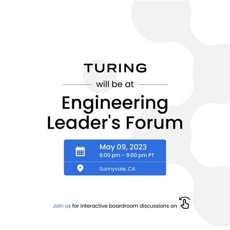 Turing On Linkedin Tech Engineeringleaders Siliconvalley