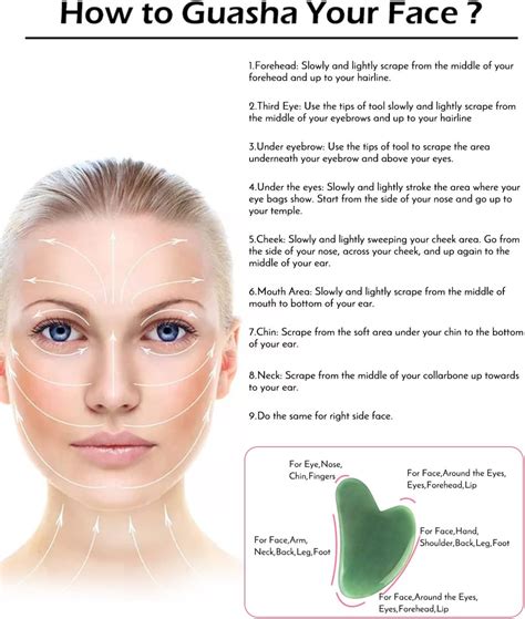 Deciniee Gua Sha Massage Toolnatural Rose Quartz Gua Sha Stone Facial Gua Sha Tools Gua Sha