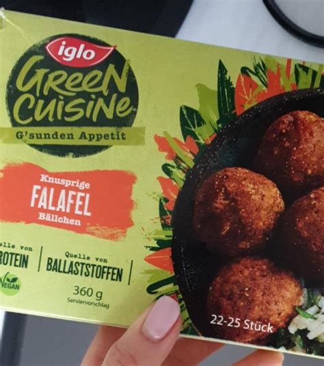 Falafel iglo Green cuisine kalórie kJ a nutričné hodnoty KalorickéTabuľky sk