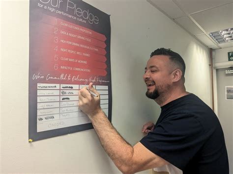 A Massive Welcome To Our New Colleague At Bss Oxford Sam Seen Here Signing His Bss Pledges 😄