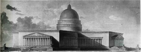 Etienne Louis Boullee Plan For A Metropolitan Cathedral 1781 1782