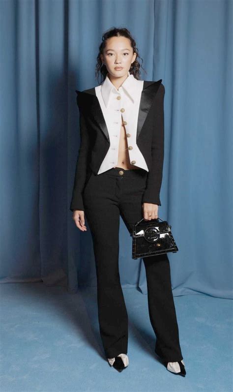 Lily Chee Attends The Balmain Fashion Show During 2023 Paris Fashion