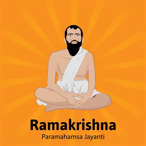 Ramakrishna Paramahamsa Jayanti Vector Illustration 20382581 Vector Art At Vecteezy