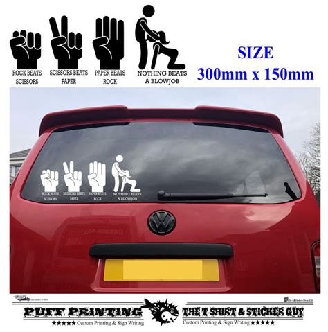 Funny Vinyl Decals Stickers Rude Toolbox Car Camper Bumper Van Window