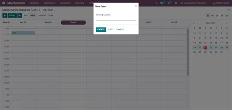 Odoo Maintenance Module Odoo 15 Maintenance Request Management