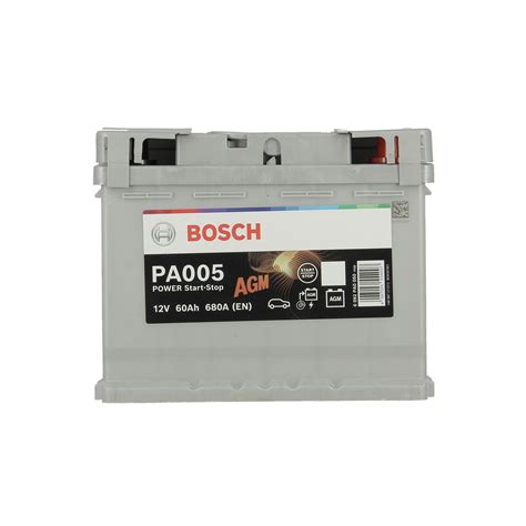 BOSCH Batterie 60Ah 680A PA005 pas cher - Auchan.fr