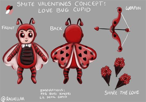 Smite Valentines Concept Love Bug Cupid R Smite