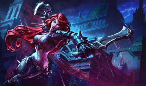 5k Katarina League Of Legends Wallpaperhd Games Wallpapers4k
