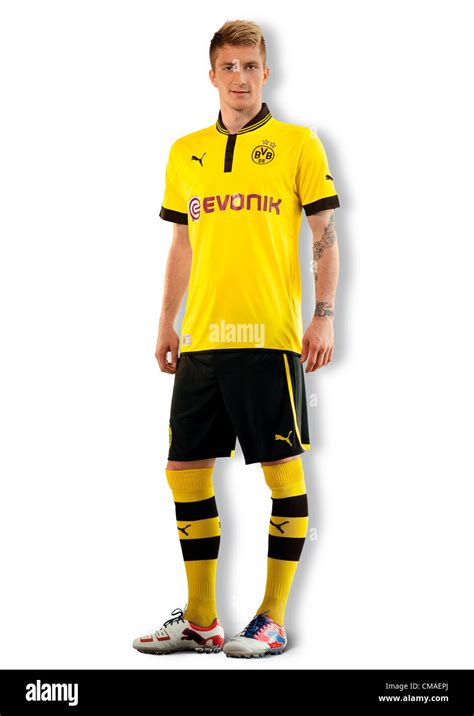 Marco Reus In The New Team Clothing Of German Bundesliga Club Borussia