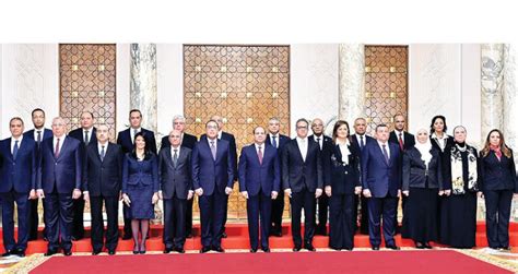 تعديل حكومي في مصر 6 وزراء جدد وتغيير مهام 4 آخرين