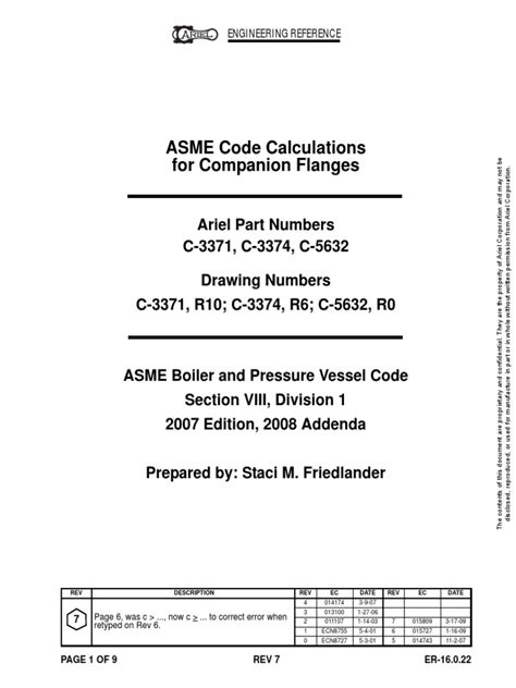 Flange Calculation Materials Engineering