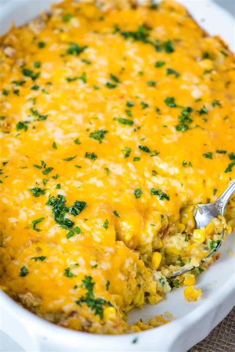 Jiffy Corn Casserole With Cream Cheese And Bacon Adventures Of Mel