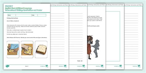 Grade 7 English Fal Transactional Writing Instructions And Poster