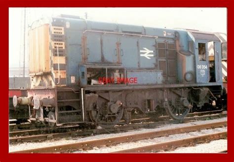 Photo Br Class 08 Shunter Loco No 08354 £1 65 Picclick Uk