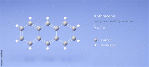 Anthracene Molecule Molecular Structures Polycyclic Aromatic