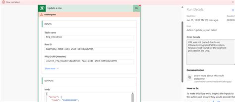 hi experts im having issue to update a lookup col power platform