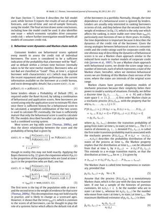 Transition Matrix Models Of Consumer Credit Ratings PDF