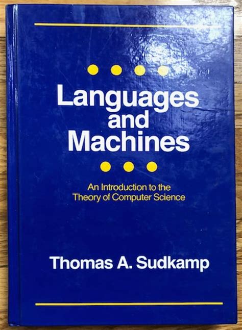 languages and machines an introduction to the theory of computer