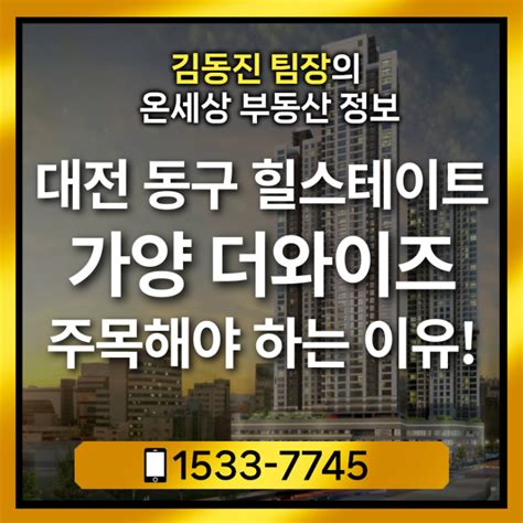 대전 동구 신축아파트 힐스테이트 가양 더와이즈 모르면 손해 네이버 블로그