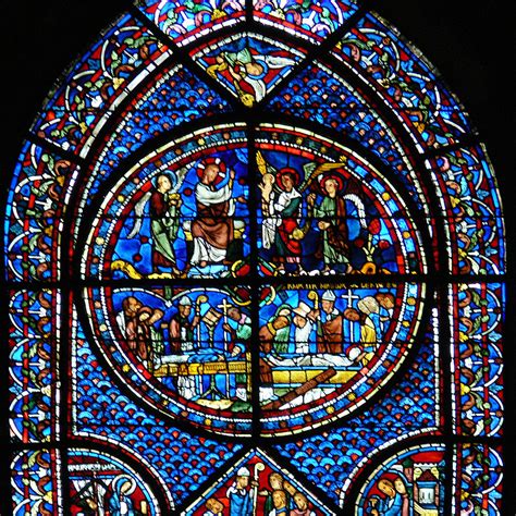 Chartres 208 Stained Glass Chartres Cathedral France 060 Flickr