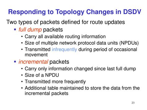 ppt routing protocols for ad hoc mobile wireless network powerpoint