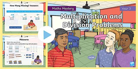 Year 3 Solve Multiplication And Division Problems Maths Mastery Powerpoint