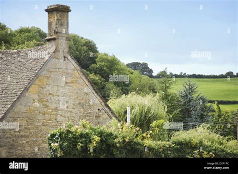 Snowshill Small Cotswold Village In Gloucestershire England Stock