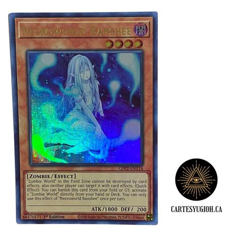 Necroworld Banshee Cartes Yu Gi Oh