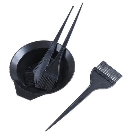 4pcs Hair Color Dye Bowl Comb Brushes Tool Kit Set Tint Coloring Dye