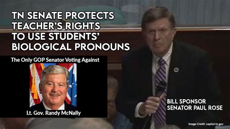 Tn Senate Protects Teachers Rights To Use Students Biological