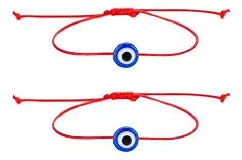 Par Pulseras Parejas Ojo Turco B435 Protección Mal De Ojo Envío gratis