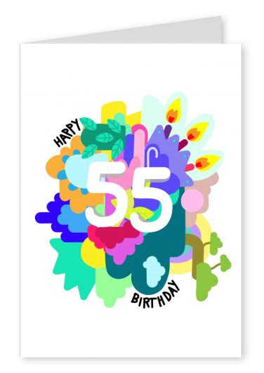 Happy Birthday 55 Birthday Cards And Quotes 🎂🎁🎉 Send Real Postcards