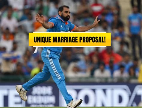 Indian Actress Sends Marriage Proposal To Mohammed Shami To Become His