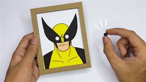 Deadpool Wolverine Easy Cardboard Pinball Game Amazing Cardboard