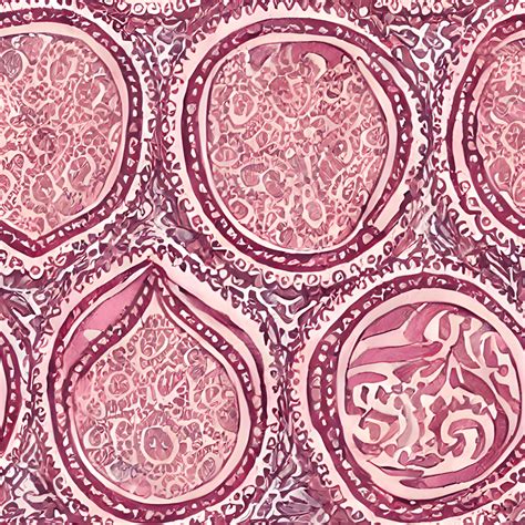 Classy Light Blush Ornamental Paisley Painting · Creative Fabrica