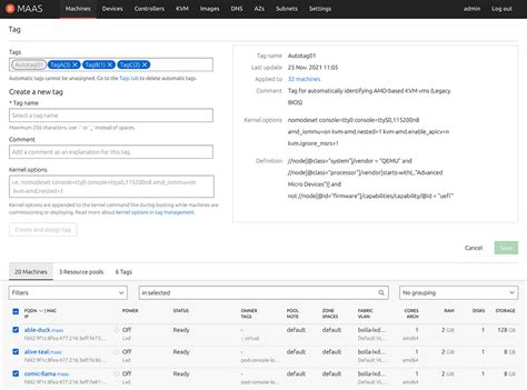Maas Ui New Tag Management Ux Canonical Maas Discourse