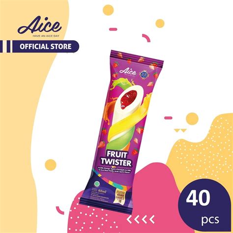 Jual Aice Fruit Twister Stick Shopee Indonesia