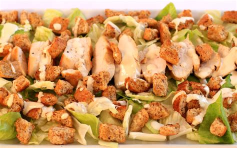 Ensalada César con pollo Adelgazar sin hacer dietas Recetas de cocina fáciles y sanas
