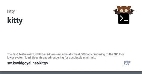 kitty the fast featureful gpu based terminal emulator r commandline
