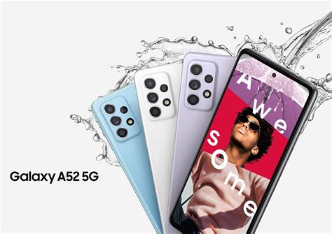 Smartphone Samsung Galaxy A52s / 5G / 8 Go / 128 Go / Noir