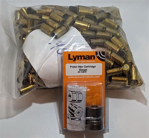 Lyman 40 S W Max Cartridge Gauge Brass Maryland Shooters Forum