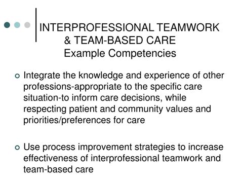 PPT - Core Competencies for Interprofessional Collaborative Practice and Care Coordination ...