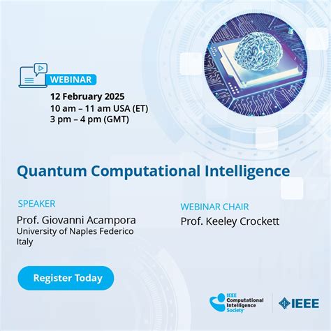 Ieee Computational Intelligence Society On Linkedin Webinar Ieee